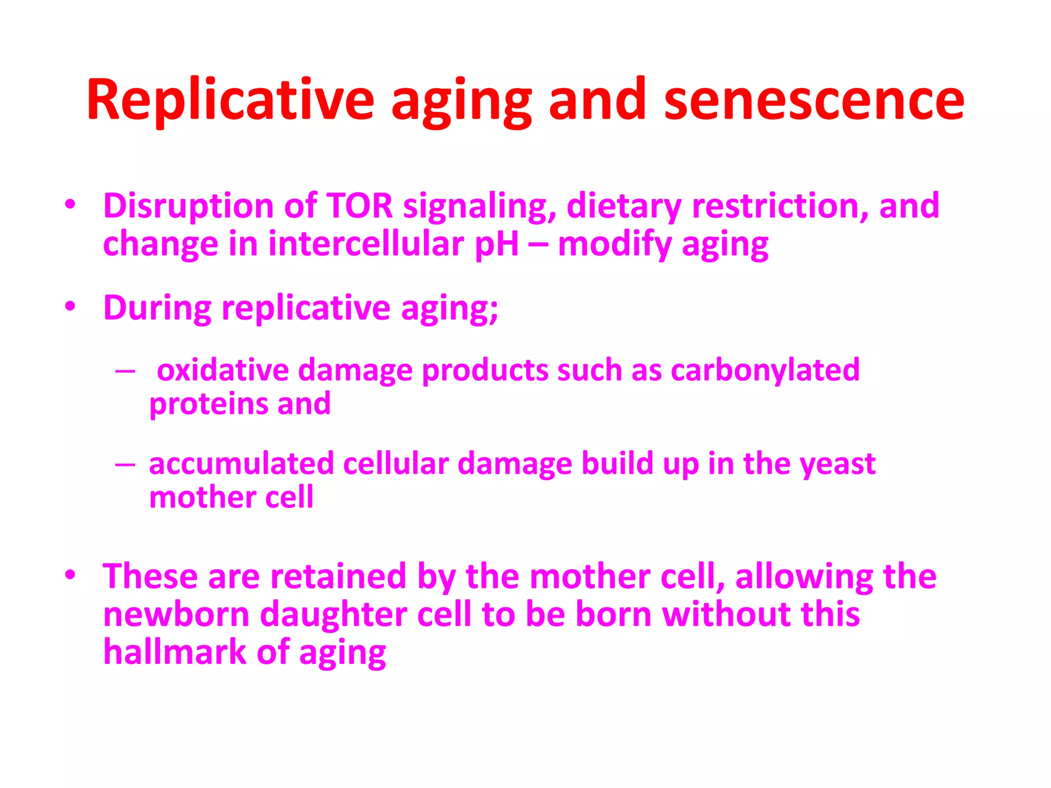 Cellular ageing | PPTX