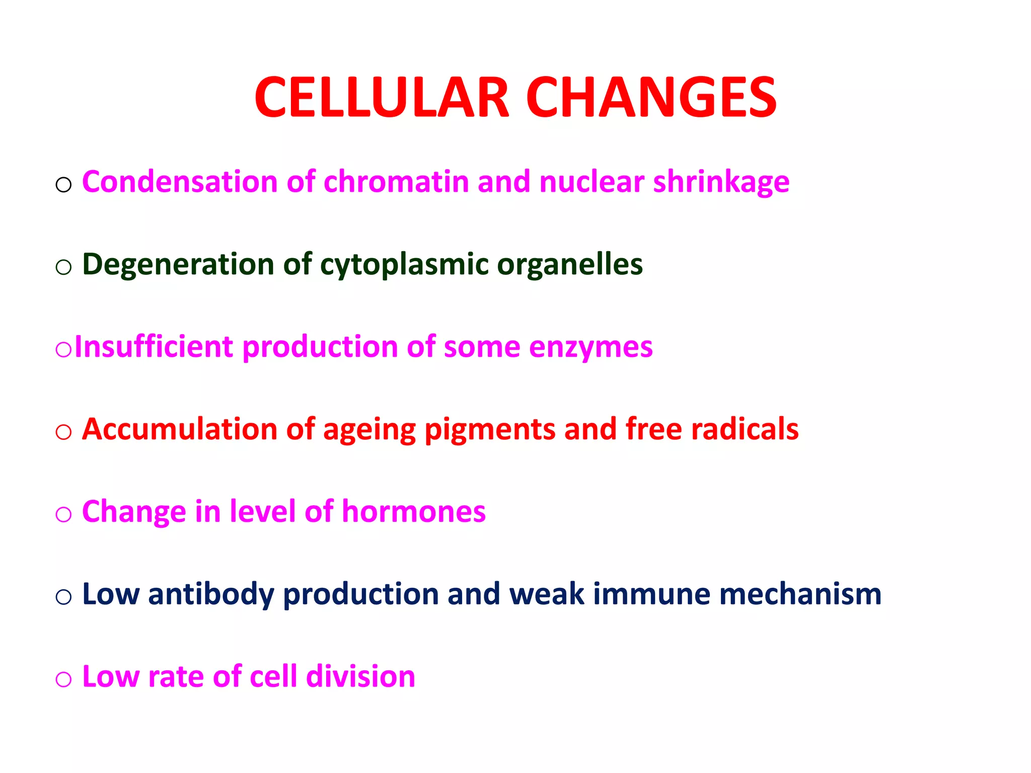 Cellular ageing | PPTX