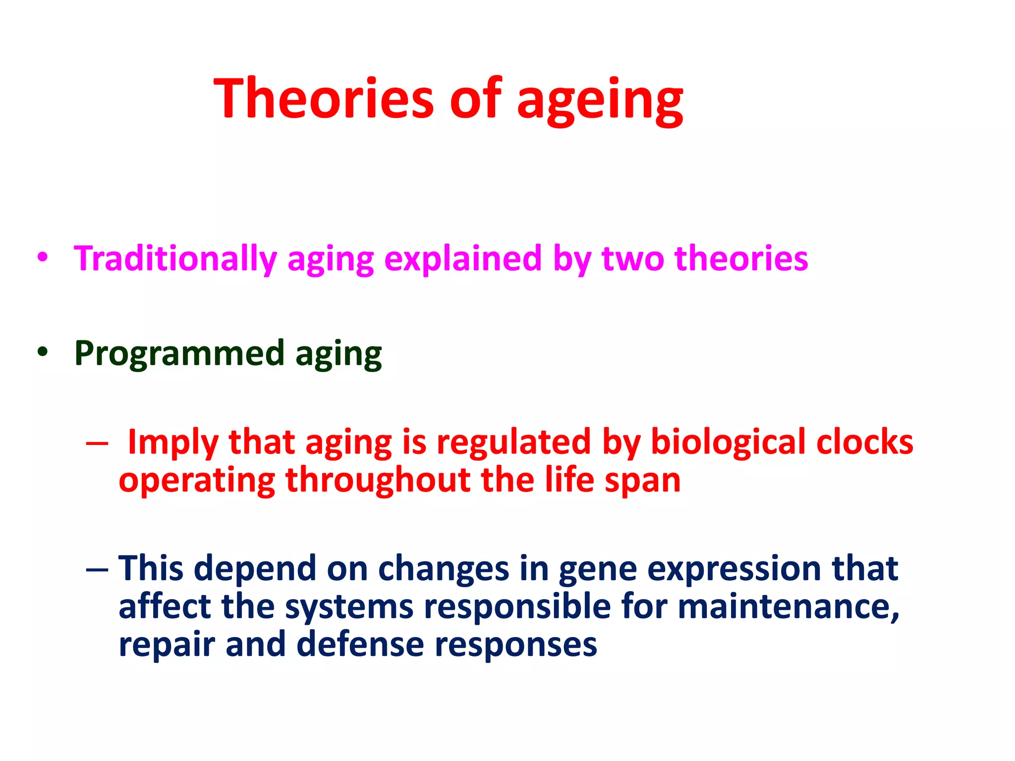 Cellular ageing | PPTX