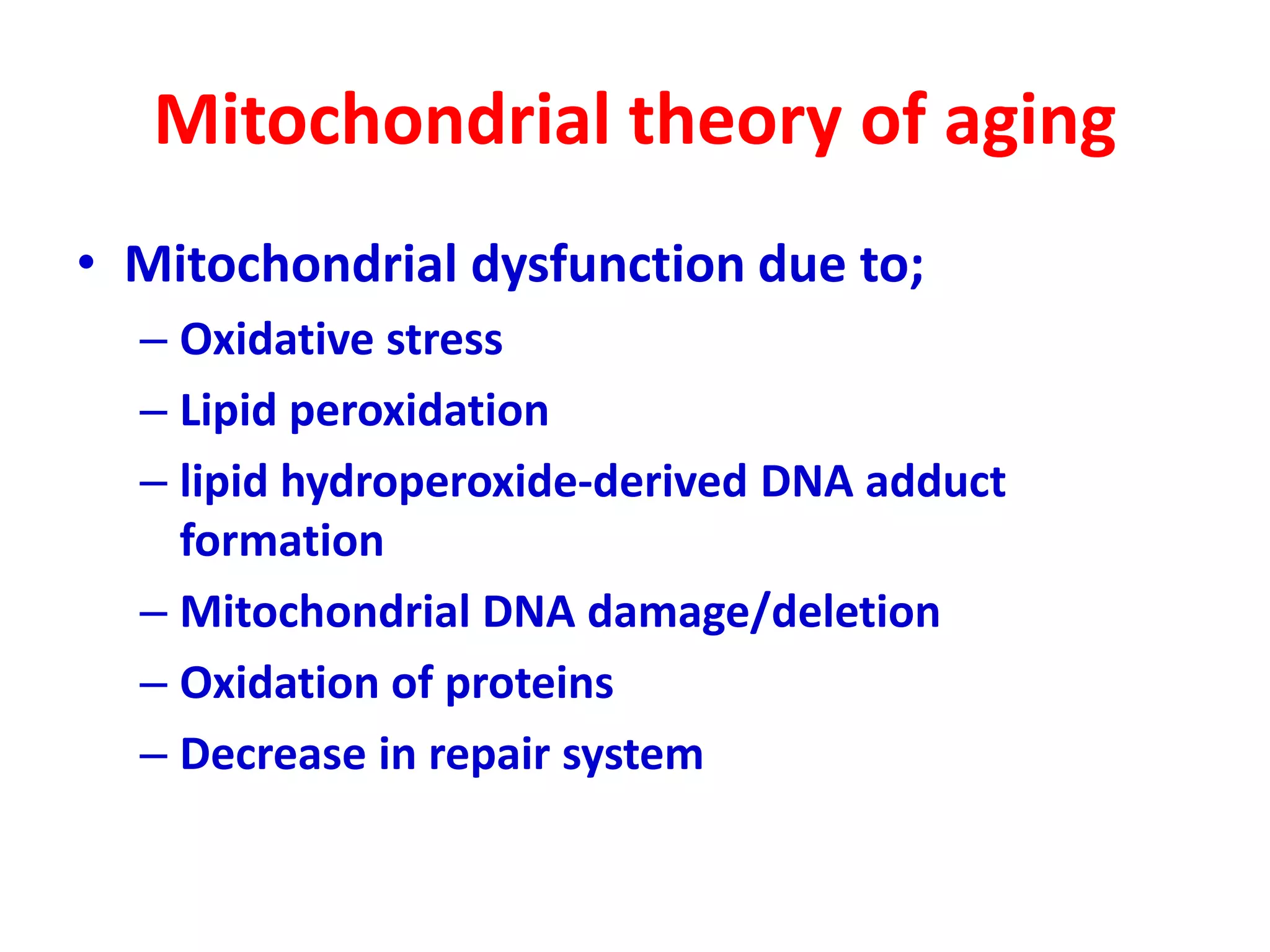 Cellular ageing | PPTX
