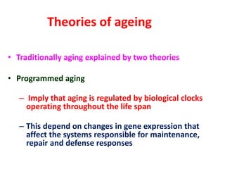 Cellular ageing | PPTX