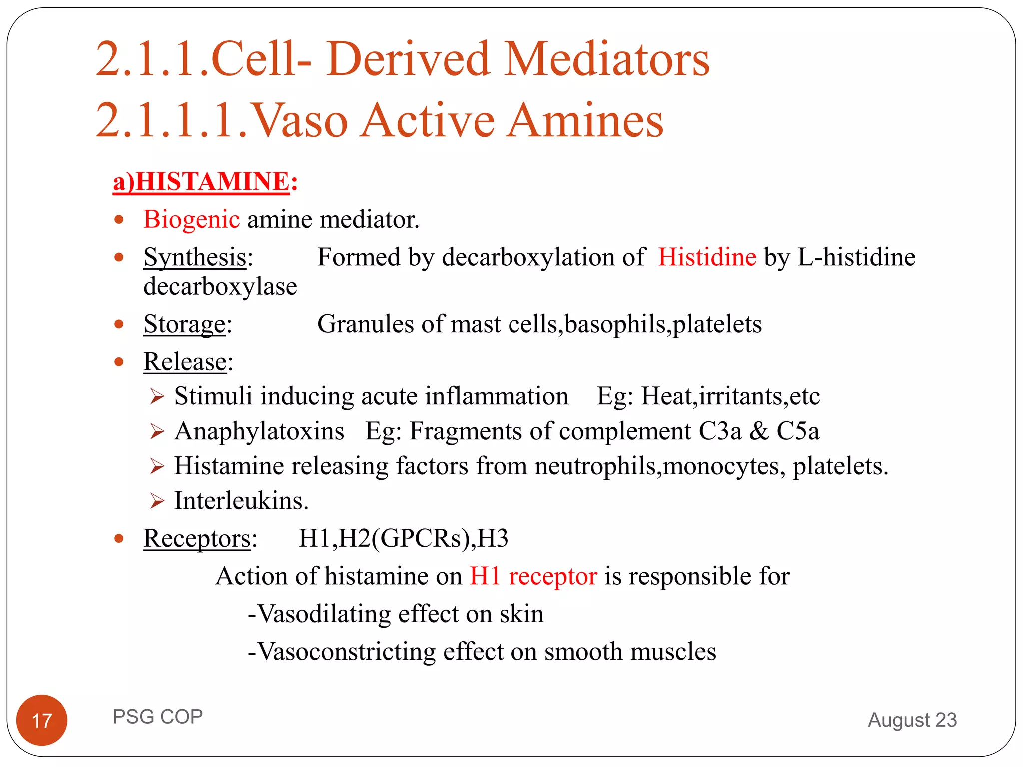 Cellular and biochemical mediators of Inflammation.pptx