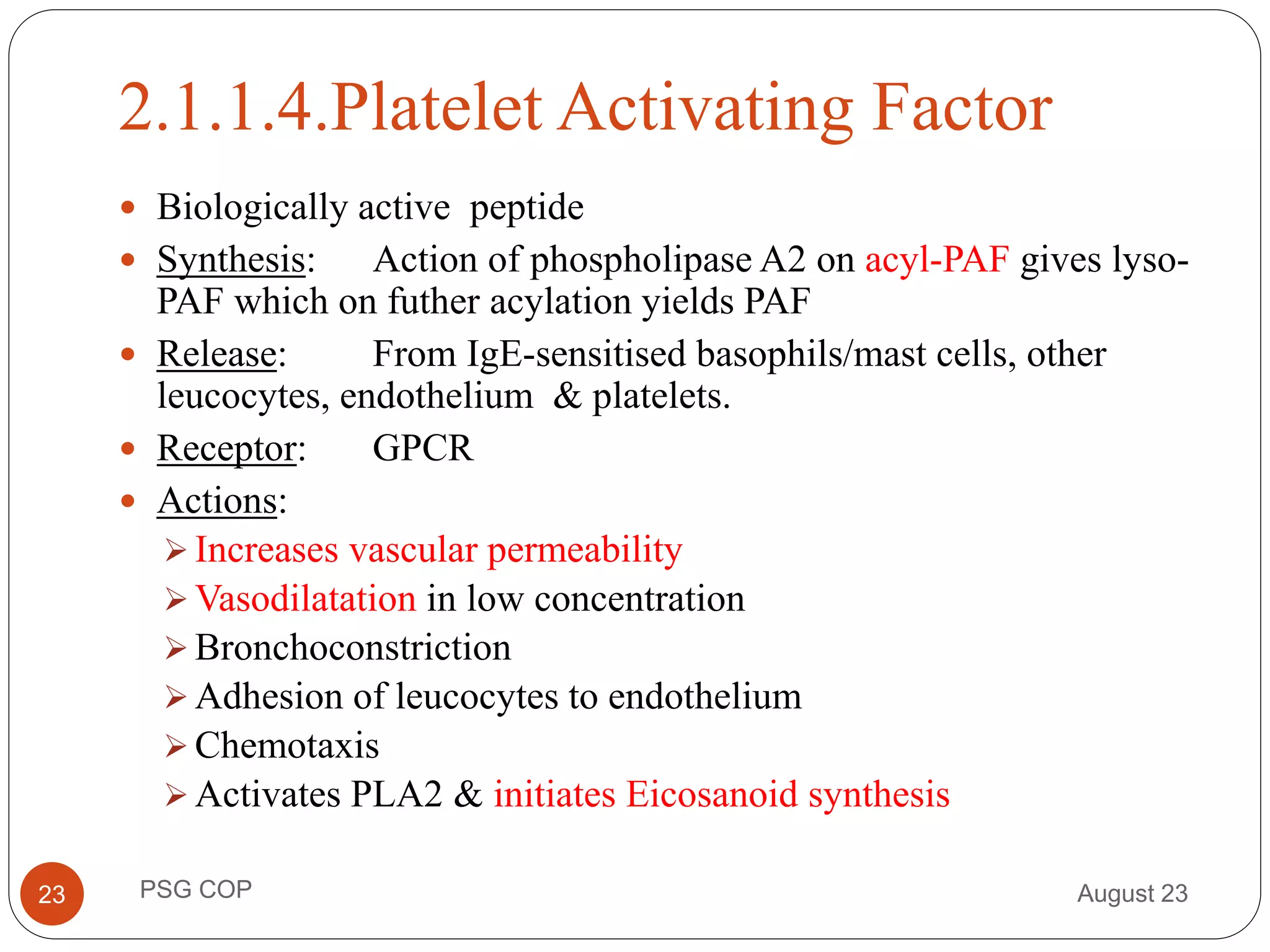 Cellular and biochemical mediators of Inflammation.pptx