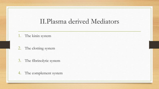 Cellular and Biochemical mediators of Inflammation and Immune.pptx ...