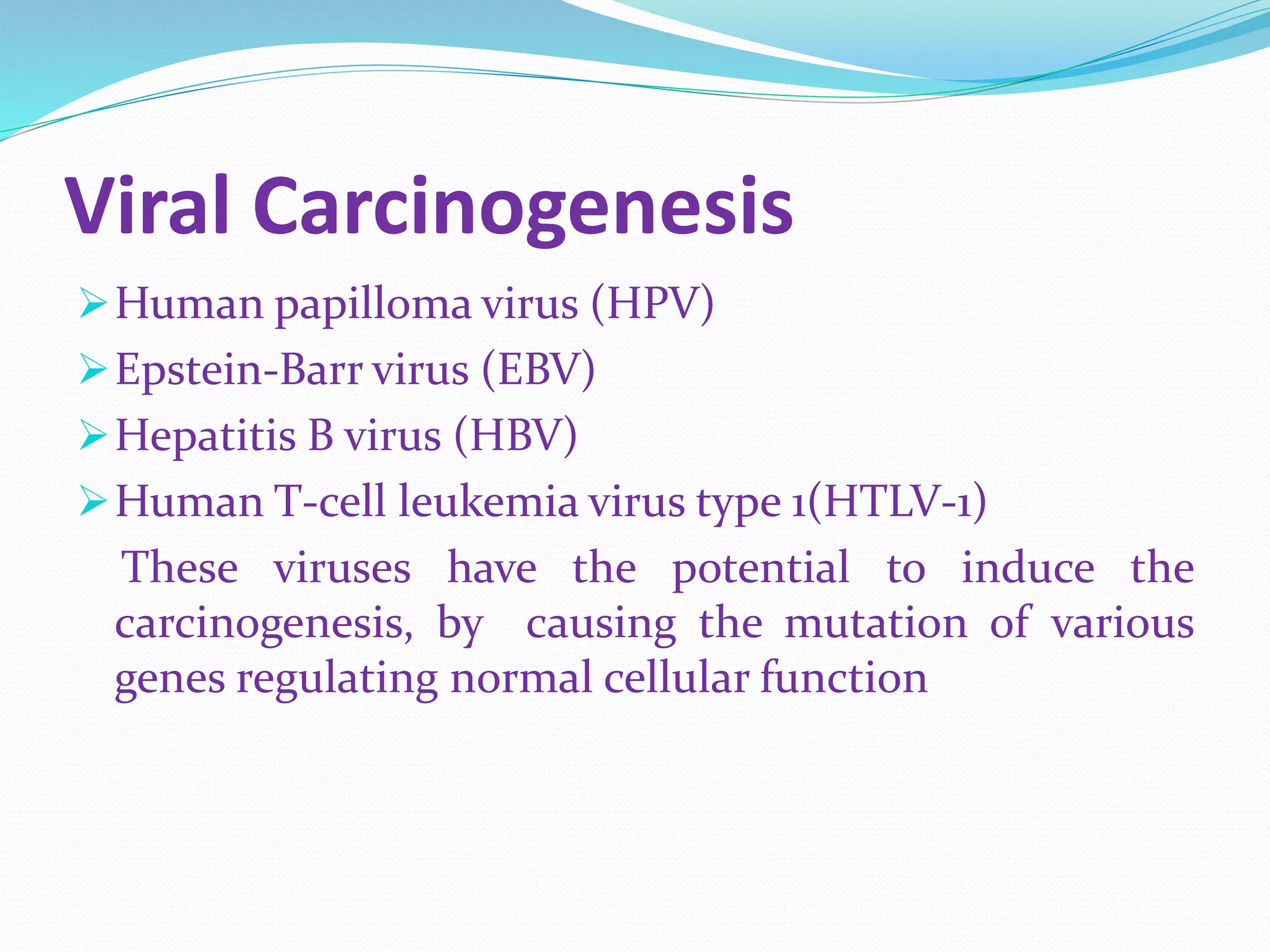 Cellular and molecular basis pathogenesis of cancer | PPTX