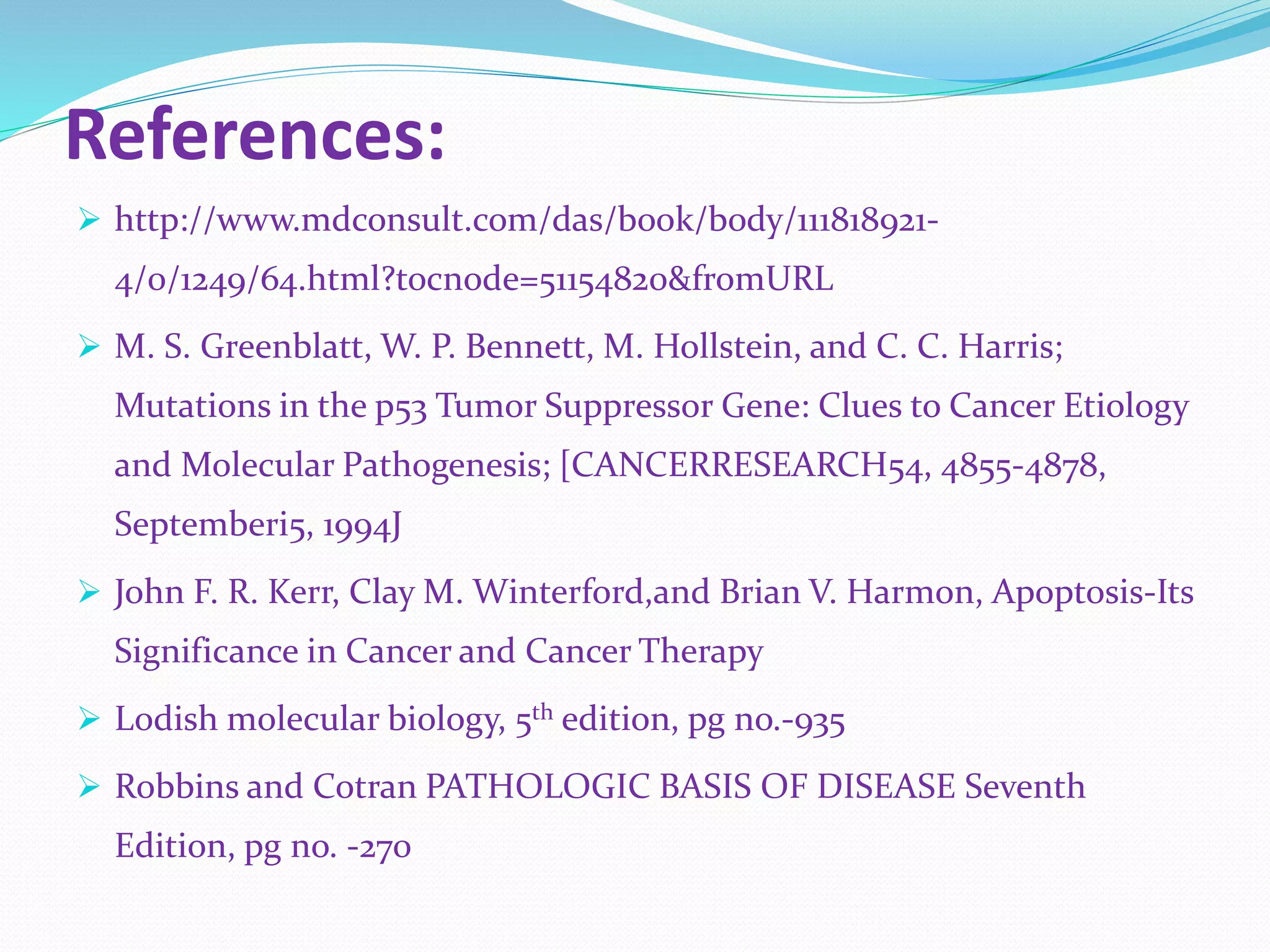 Cellular and molecular basis pathogenesis of cancer | PPTX
