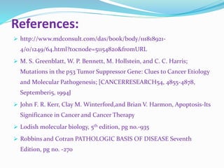 Cellular and molecular basis pathogenesis of cancer | PPTX