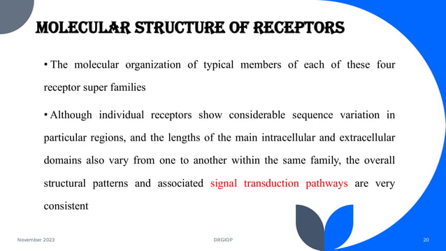 Intercellular and Intracellular Signaling Pathways, Classification of ...