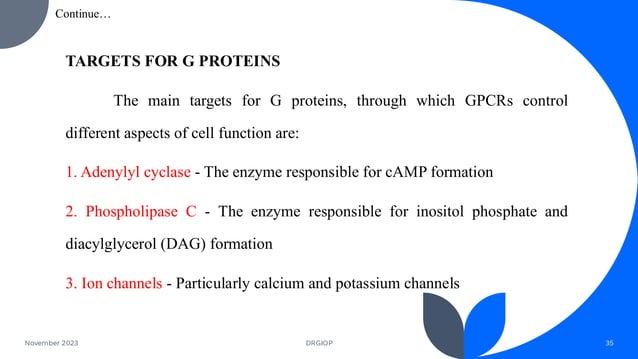 Intercellular and Intracellular Signaling Pathways, Classification of ...