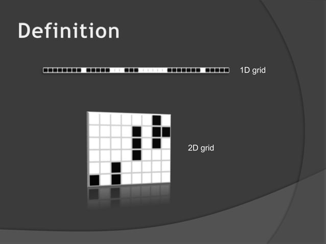 Cellular automata | PPTX | Biological Sciences | Science