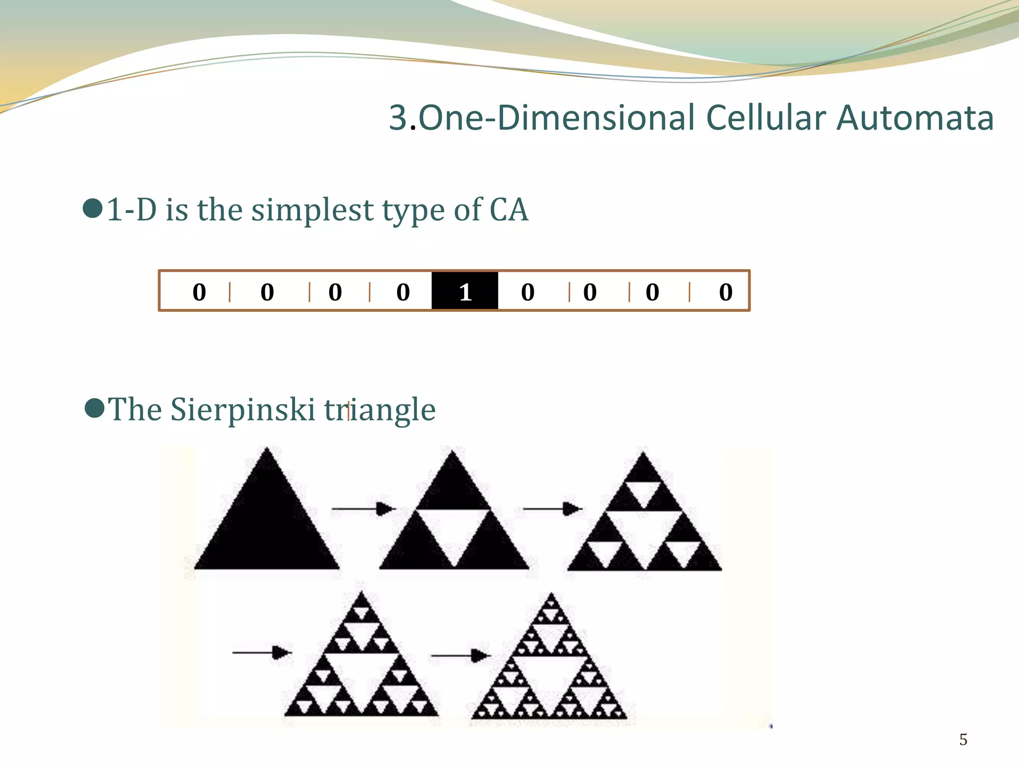 Cellular automata | PPT