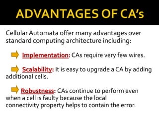 Cellular automata | PPTX