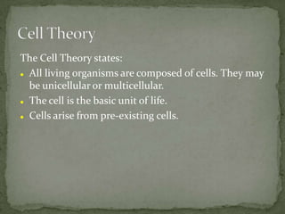 Cellular basis of life | PPTX