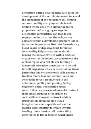 cellular basis of morphogenesis.docx