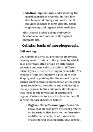 cellular basis of morphogenesis.docx
