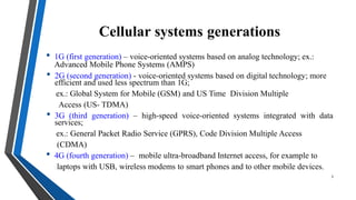 Cellular communications | PPTX