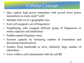 Cellular concept | PDF | Telecommunications Industry | Industries