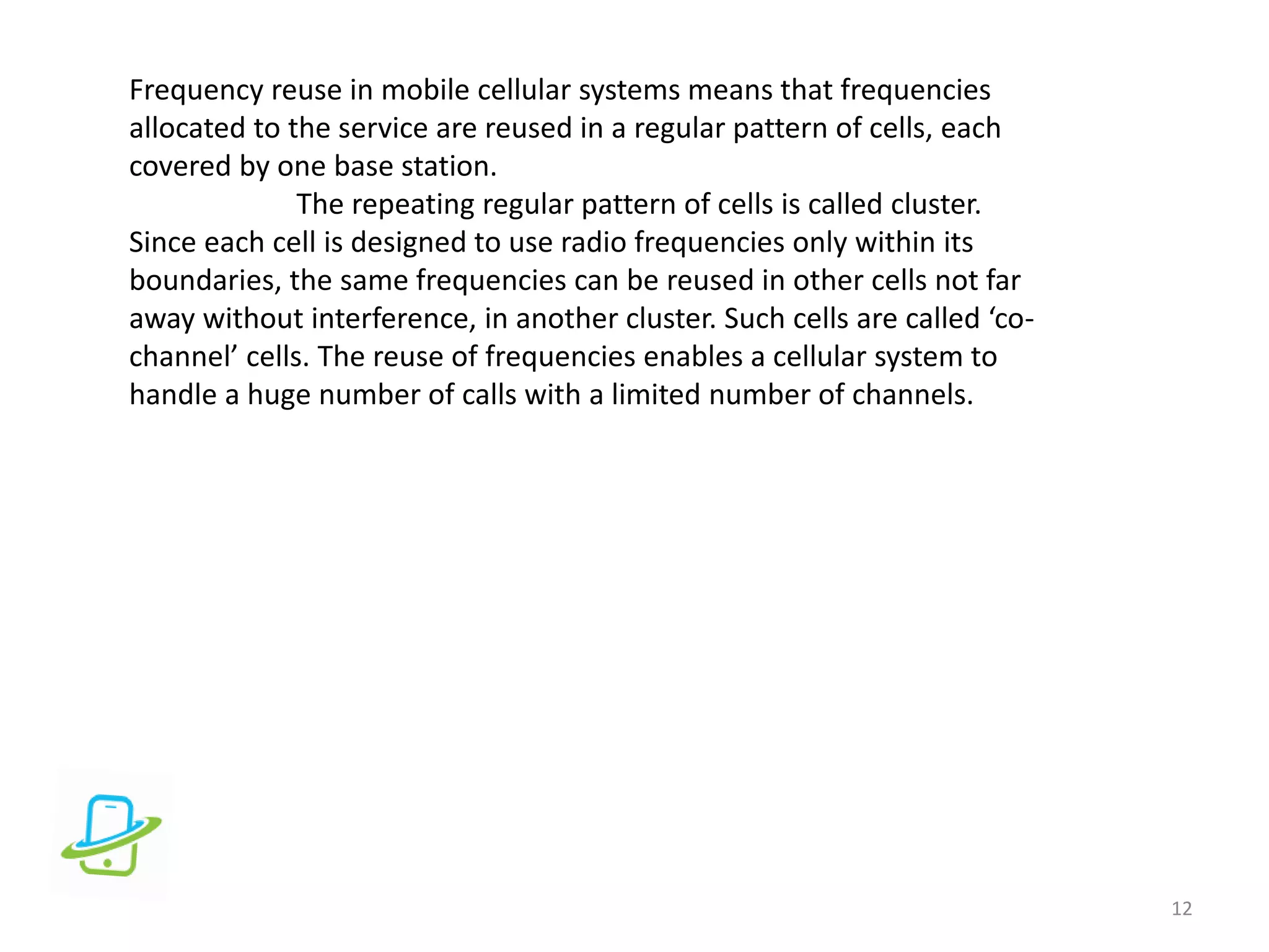 Cellular concept in mobile communication | PPTX