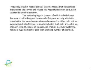 Cellular concept in mobile communication | PPTX