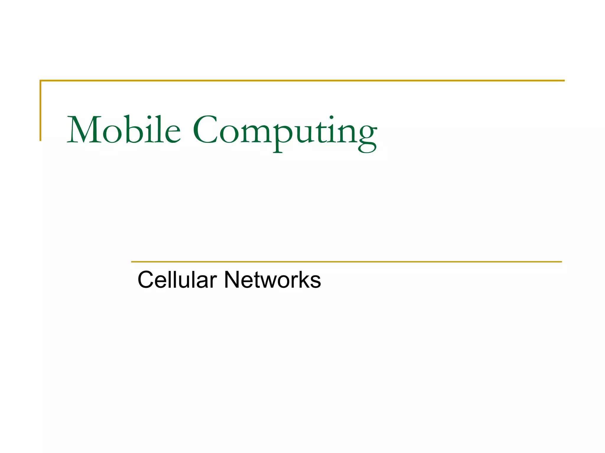 Cellular concepts | PPTX