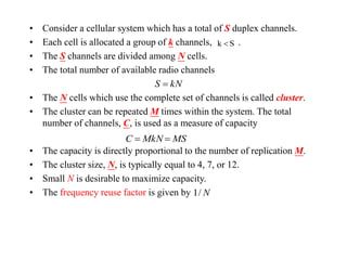 Cellular concepts and system design fundamentals | PPT