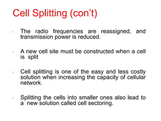 Cellular concepts and system design fundamentals | PPT