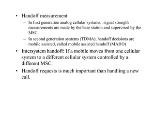 Cellular concepts and system design fundamentals | PPT