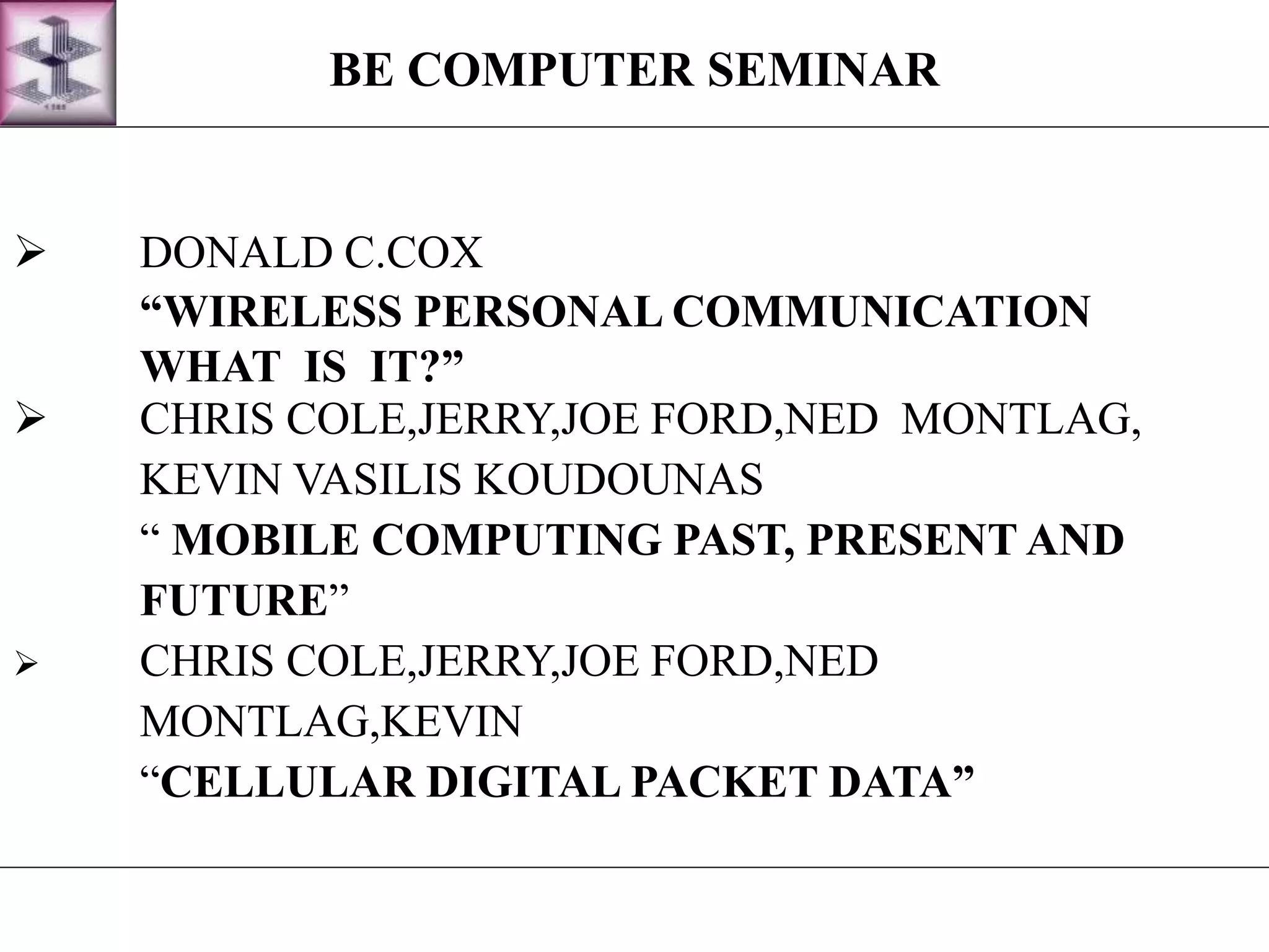 Cellular Digital Packet Data.ppt
