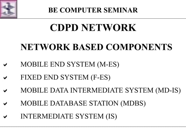 Cellular Digital Packet Data.ppt | Computer Networking | Computing