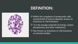 CELLULAR INCLUSIONS_1.pptx.student base.. | PPT