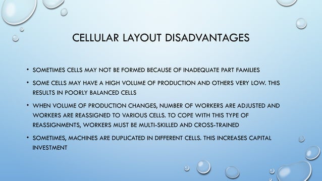 Cellular layout in production Management | PPT