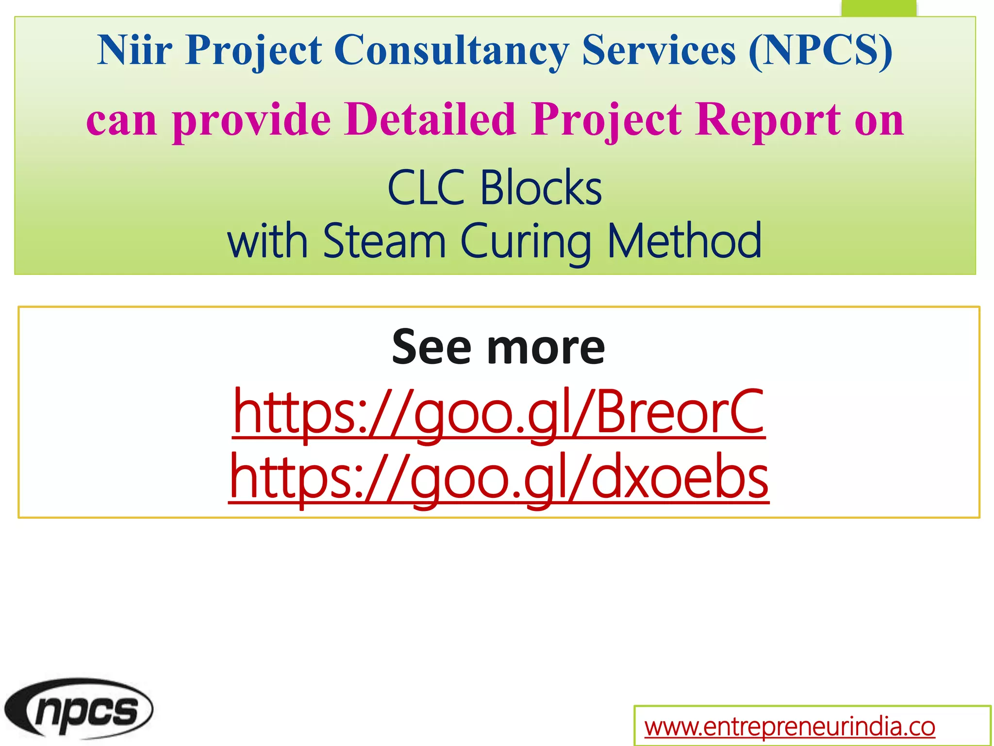 Cellular Lightweight Concrete Blocks, CLC Blocks Manufacturing Plant ...