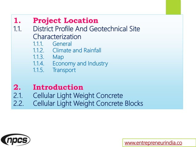 Cellular Lightweight Concrete Blocks, CLC Blocks Manufacturing Plant ...