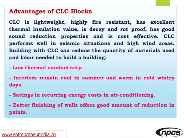 Cellular Lightweight Concrete Blocks, CLC Blocks Manufacturing Plant ...