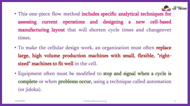 Cellular Manufacturing | PPT