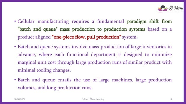 Cellular Manufacturing | PPT