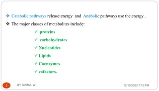 CELLULAR METABOLISM AND METABOLIC DISORDERS.pptx