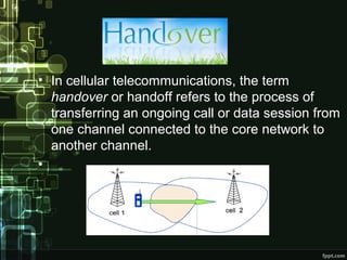 Cellular Mobile Communication Concept and GSM Frequency Band | PPT