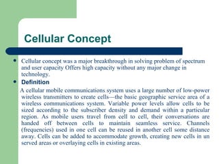 Cellular network | PPT