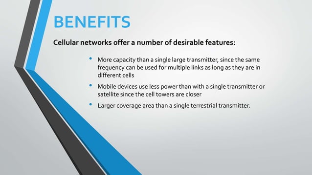 Cellular network system | PPT
