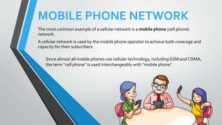 Cellular network system | PPTX