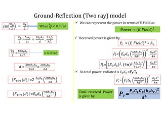 Cellular Network -Ground Reflectio (Two Ray) Model.pdf