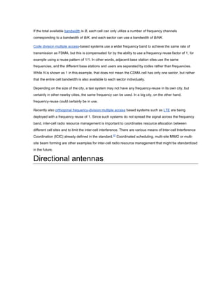 Cellular network wikipedia, the free encyclopedia | DOCX | Computer ...