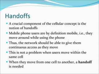 Cellular networks | PPT