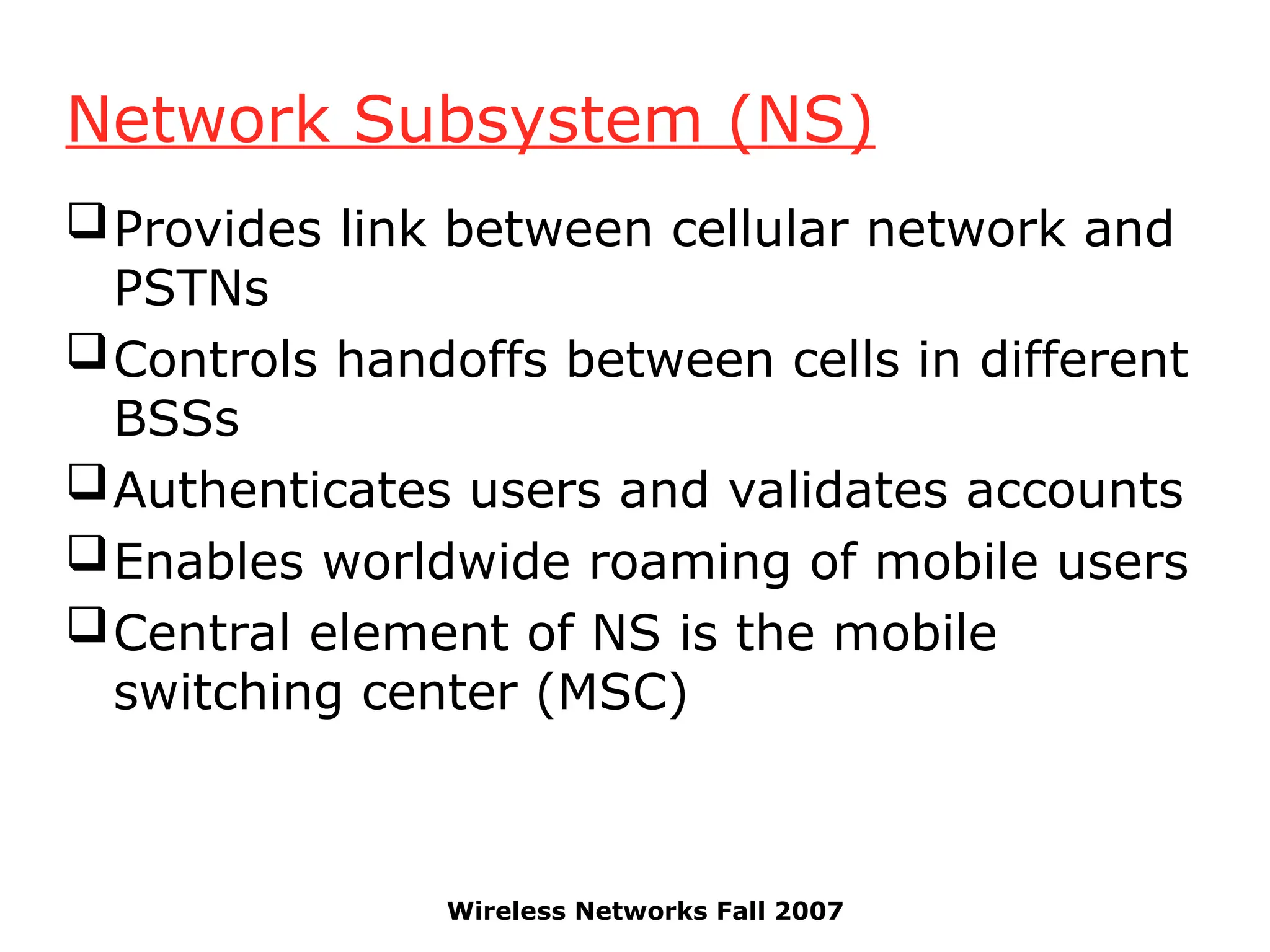 Cellular Networks - concepts, technology | PPT