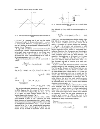 Cellular Neural Networks: Theory | PDF
