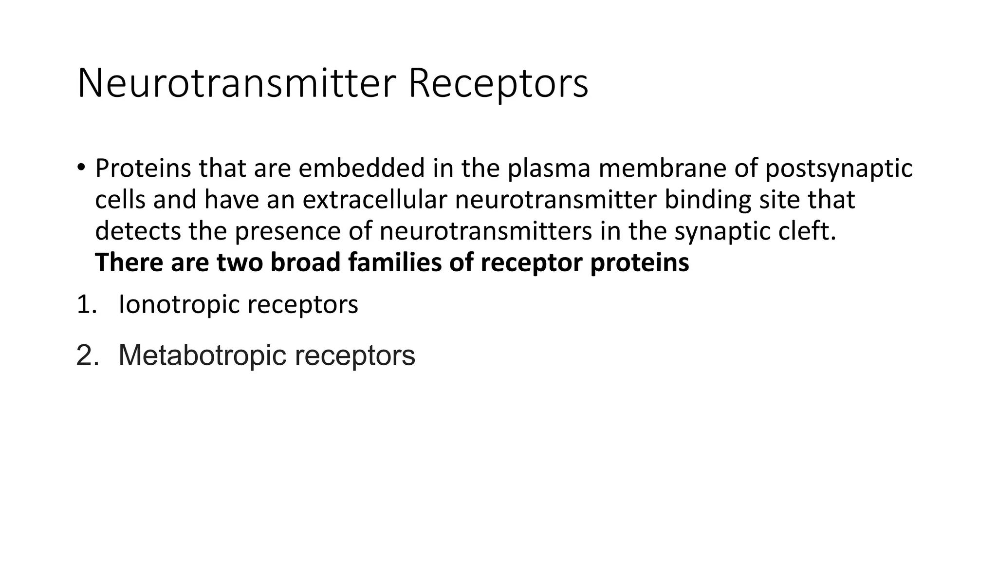 Cellular Neurotransmitters, Receptors and Pharmacology of Drugs.pptx