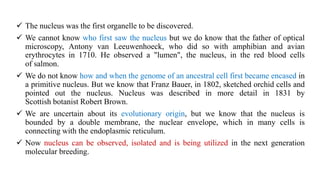 Cellular organelles nucleus, mitochondria & plastids | PPTX