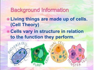 Cellular organization and cell reproduction | PPT