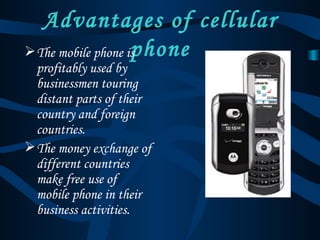Cellular phones | PPT